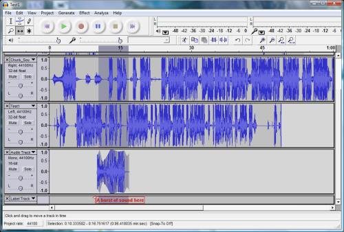 Audacity – Open Source Audio Editing – Windy Weather