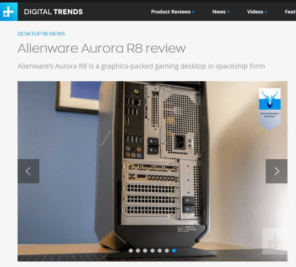 Alienware Aurora R8 – You Have Got to be Kidding – Windy Weather
