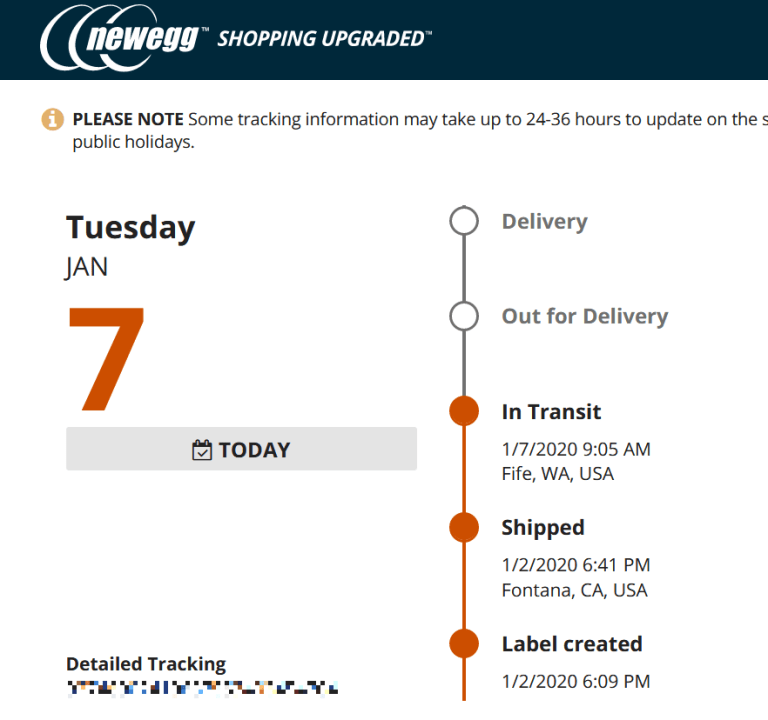 SSD Tracking Newegg – Windy Weather