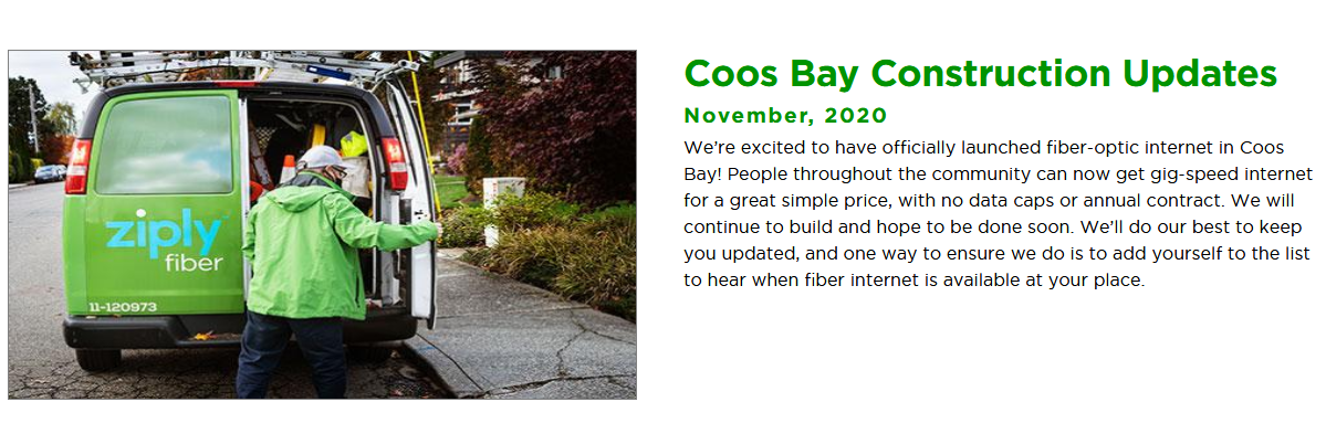 Ziply Fiber Installed – Windy Weather