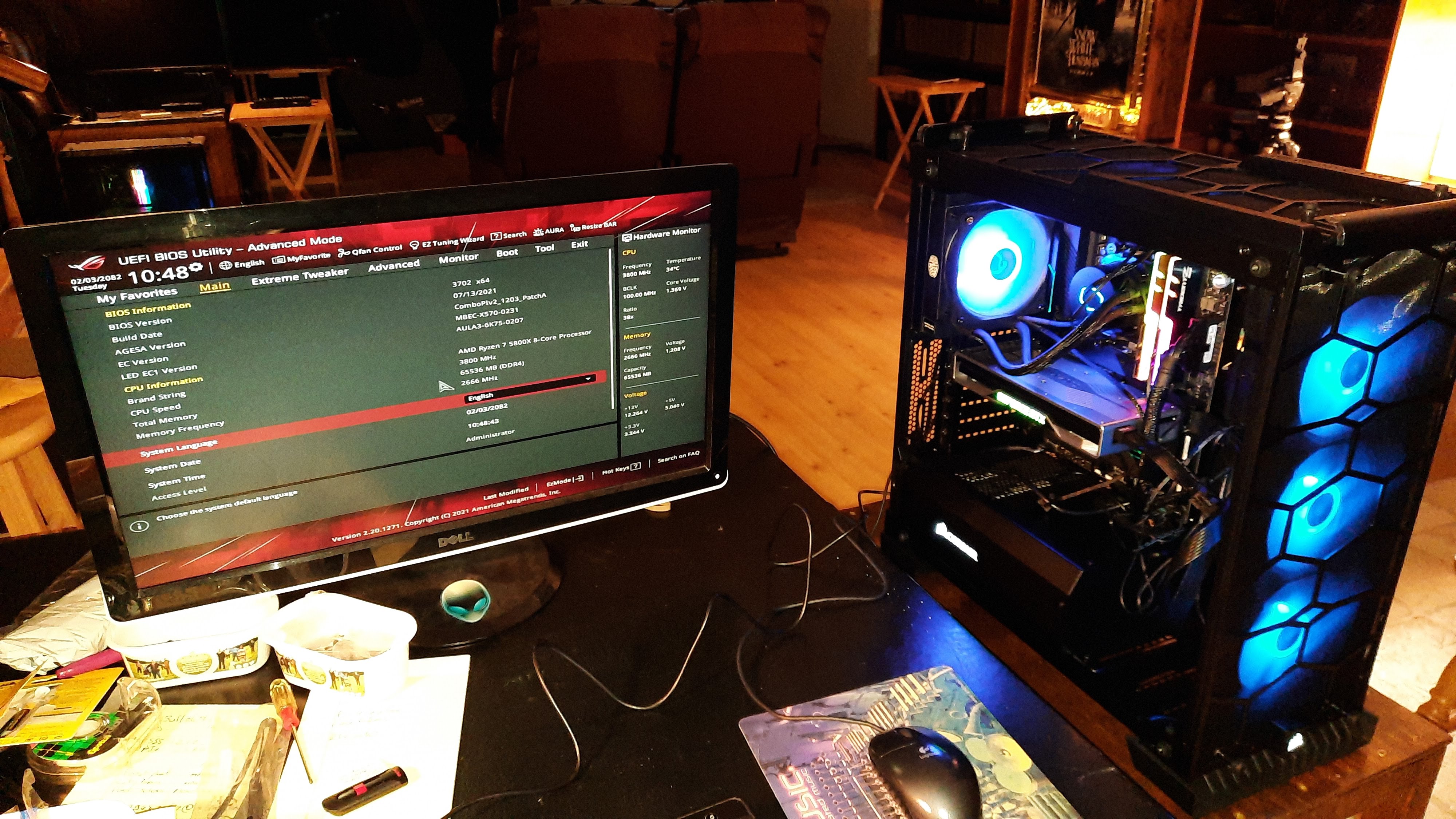 AMD 5800x System Details – Windy Weather